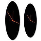 Metal Art Studio Blackout Ellipse Wall Clock | Bed Bath & Beyond