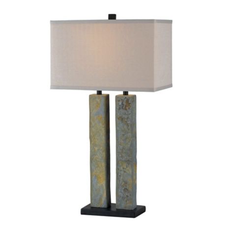 Kenroy Home Barre Table Lamp in Green Slate | Bed Bath & Beyond