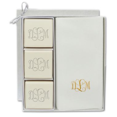 Eco-Luxury Courtesy 4 oz. Aqua Mineral Spa Bars Gift Set in Gold (Set ...