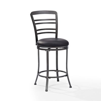 Crosley Shelburne Metal Stool in Grey | Bed Bath & Beyond