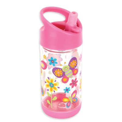 Stephen Joseph® Butterfly Flip Top Bottle in Pink | Bed Bath & Beyond