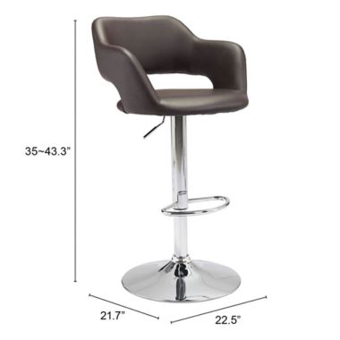 Zuo® Hysteria Bar Stool | Bed Bath & Beyond
