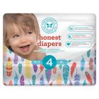 Honest 29-Pack Size 4 Diapers in Painted Feathers Pattern | Bed Bath ...