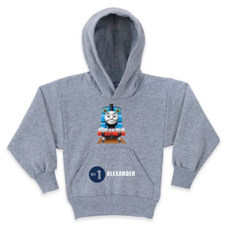 Thomas the Tank Engine "No. 1" Pullover Hoodie in Grey | Bed Bath & Beyond