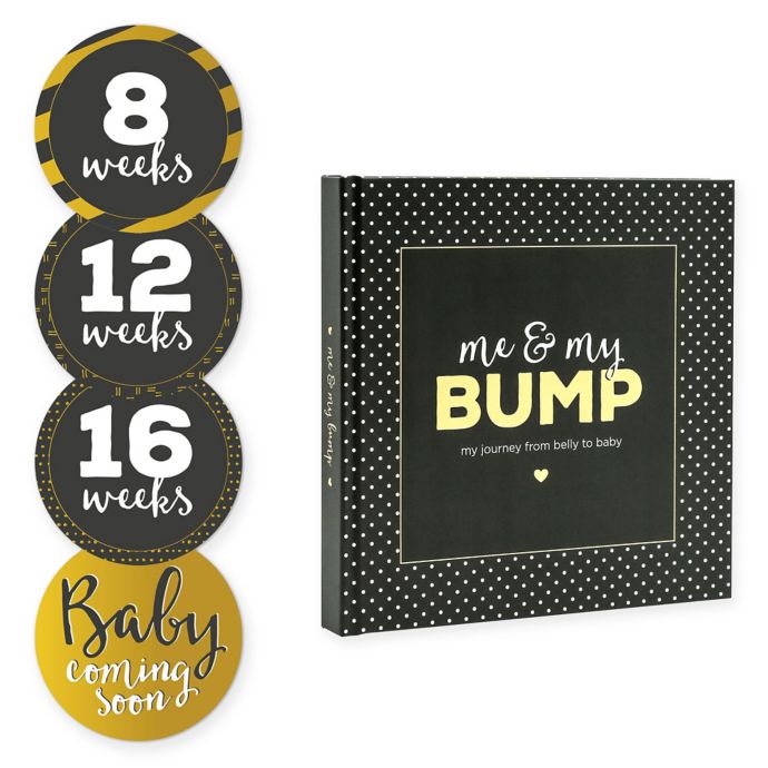 Pearhead® "Me & My Bump" Photo Journal and Sticker Set | Bed Bath & Beyond