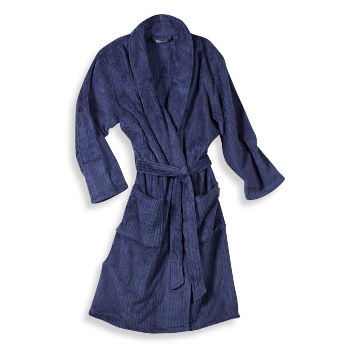 Perry Ellis Portfolio Ultra Luxe Men's Shawl Collar Robe | Bed Bath ...