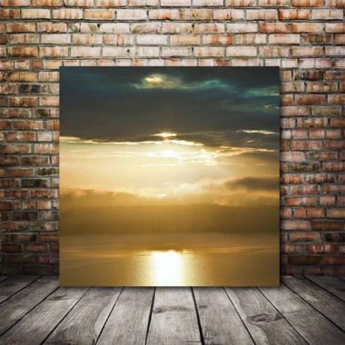 Courtside Market Orcas Sunset I 16-Inch Square Canvas Wall Art | Bed ...