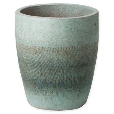 Emissary Large Bullet Planter in Blue | Bed Bath & Beyond