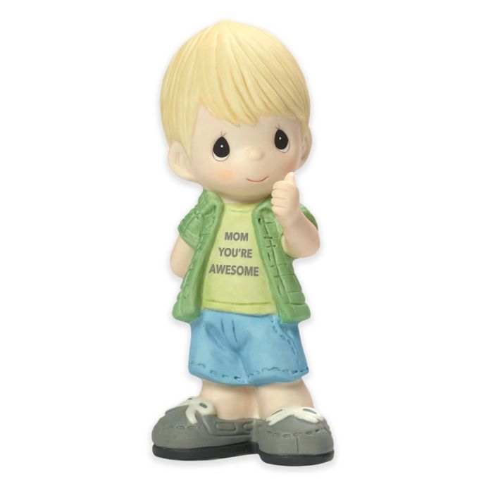 Precious Moments® "Mom You're Awesome" Boy Figurine | Bed Bath & Beyond