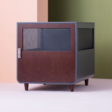 Staart Wooden Dog Crate in Mocha Walnut | Bed Bath & Beyond