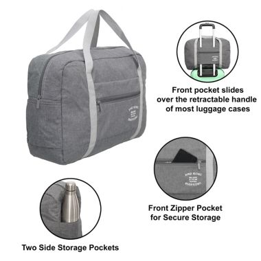 NICCI Travel Tote Bag in Grey | Bed Bath & Beyond