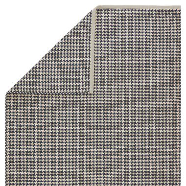 Jaipur Living Finlay Houndstooth Indoor/Outdoor Rug in Dark Blue/Cream ...