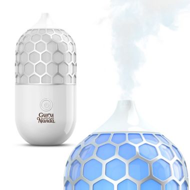 Guru Nanda® Honeycomb Aromatherapy LED Ultrasonic Essential Oil Diffuser | Bed Bath & Beyond