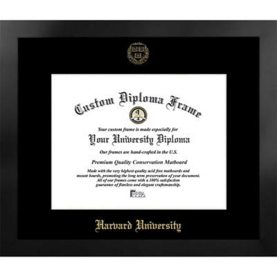 Harvard University 19-Inch x 22-Inch Horizontal Gold Foil Seal Diploma ...