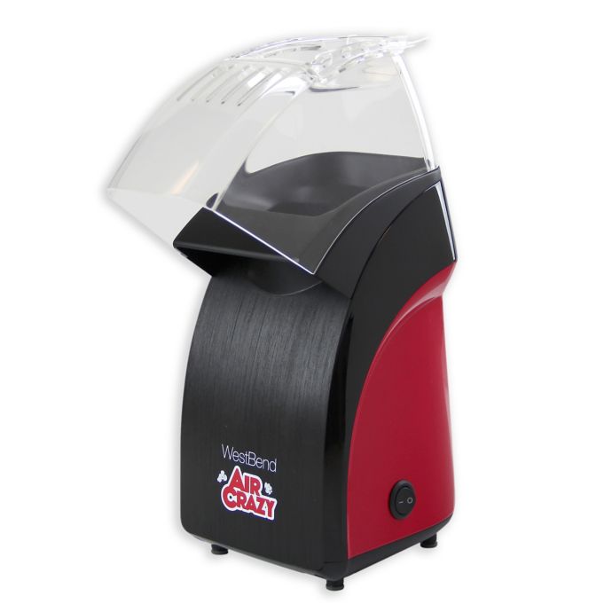 West Bend® Air Crazy Hot Air Popcorn Machine in Red/Black | Bed Bath ...