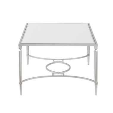 Madison Park Signature Turner Mirrored Coffee Table in Silver | Bed ...