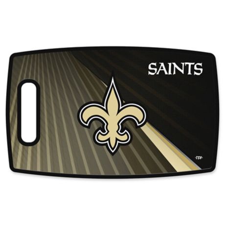 NFL New Orleans Saints 9.5-Inch x 14.5-Inch Polypropylene Cutting Board ...