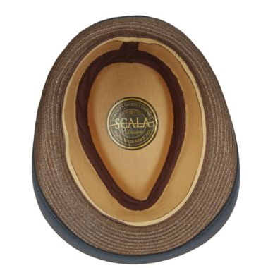 Scala™ Matte Raffia Fedora | Bed Bath & Beyond