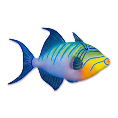 T.I. Design Triggerfish Metal Wall Art | Bed Bath & Beyond