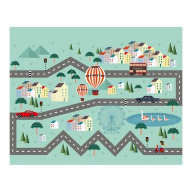 Ohpopsi™ Road Map 6-Panel Wall Mural | Bed Bath & Beyond
