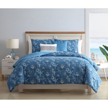VCNY Home Coastal Reversible Comforter Set | Bed Bath & Beyond