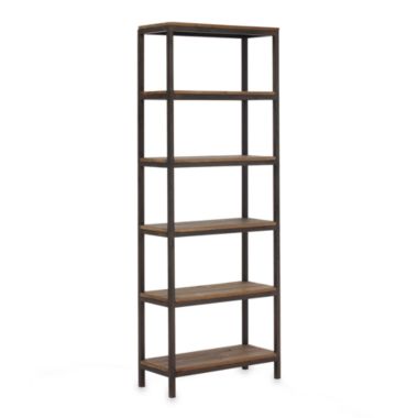 Zuo Mission Bay Tall 6-Level Shelf in Distressed Natural Finish | Bed ...