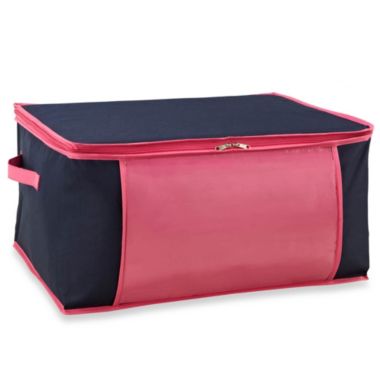The Macbeth Collection Blanket Storage Bag in Navy | Bed Bath & Beyond
