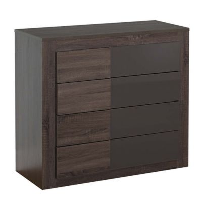 Maya 4-Drawer Dresser in Oak/Grey | Bed Bath & Beyond