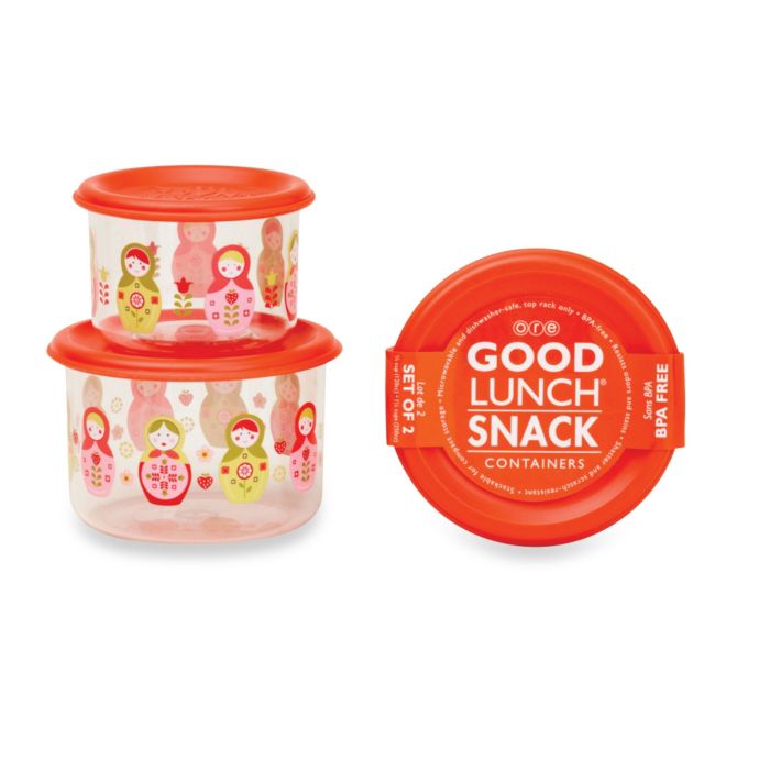 Sugarbooger® by o.r.e Matryoshka Doll Good Lunch® Snack Containers (Set ...