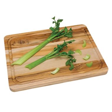 Lipper International Large Teak Edge Grain Cutting Board | Bed Bath ...