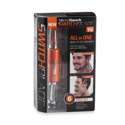 Customer Reviews: Micro Touch Switchblade™ 2-in-1 Trimmer - Bed Bath & Beyond