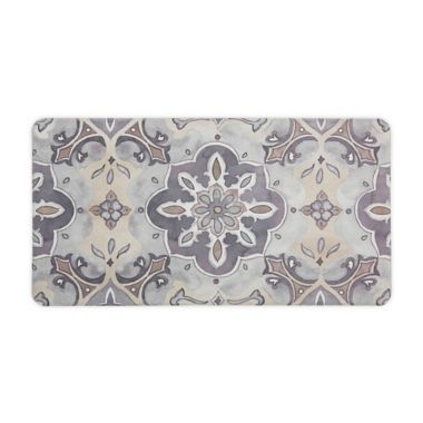 Home Dynamix Medallion 20" x 39" Comfort Kitchen Mat | Bed Bath & Beyond