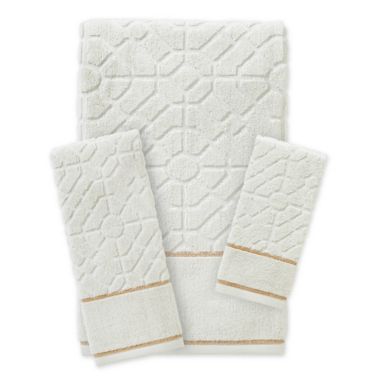 Vern Yip by SKL Home Bamboo Lattice Bath Towel Collection | Bed Bath ...