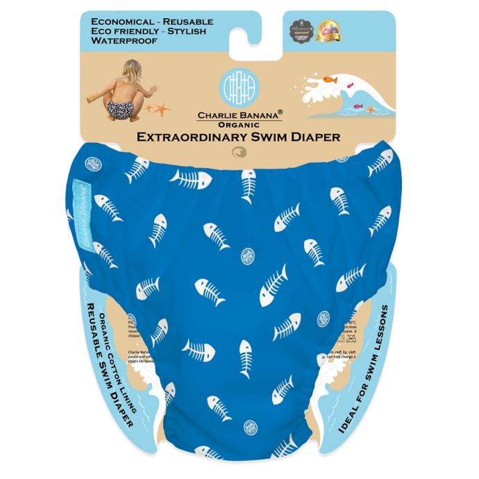 Charlie Banana® Size Medium Extraordinary Swim Diaper in Fish Stick on ...