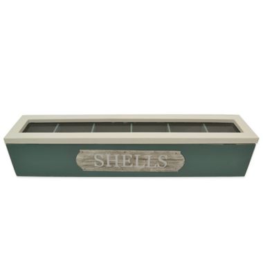 18-Inch 6-Slot Shell Box | Bed Bath & Beyond