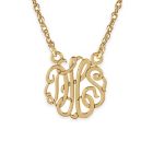 Alison & Ivy® Sterling Silver 15mm Script Letter Pendant Necklace | Bed ...