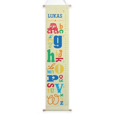 Boy Alphabet Growth Chart | Bed Bath & Beyond
