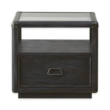 Pulaski Vintage Tempo End Table in Charcoal | Bed Bath & Beyond