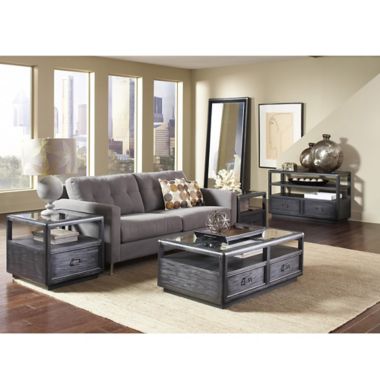 Pulaski Vintage Tempo End Table in Charcoal | Bed Bath & Beyond