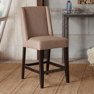 Madison Park Brody Counter Stool in Taupe | Bed Bath & Beyond