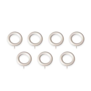 Classic Home Wooden Rings in Linen (Set of 7) | Bed Bath & Beyond