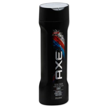 AXE 12 oz. 3-in-1 Shampoo + Conditioner + Bodywash in Total Fresh | Bed ...