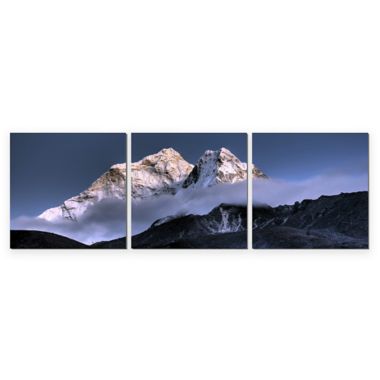 Elementem Photography Mount Everest 3-Panel Photographic Triptych Wall ...