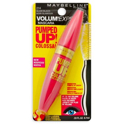 Maybelline Volum' Express Pumped Up! Colossal Mascara In Glam Black ...