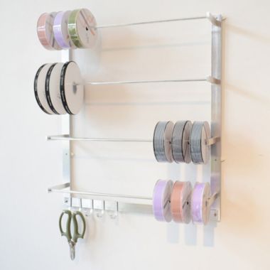 Kitcheniva High Quality 4 Rods Wire Spool Rack Versatile Use Wall Mount ...