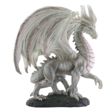 Mythical White Wise Old Dragon Fantasy Figurine | Bed Bath & Beyond