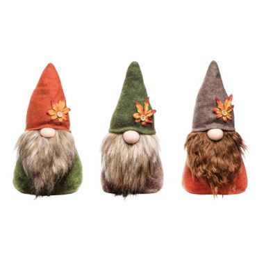 Gallerie II Autumn Gnome Harvest Fall Figurines, Set of 3 | Bed Bath ...